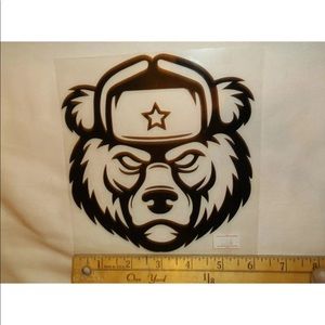 Other | 6 Russian Bear Sticker | Poshmark